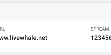 Google Analytics - LiveWhale Support